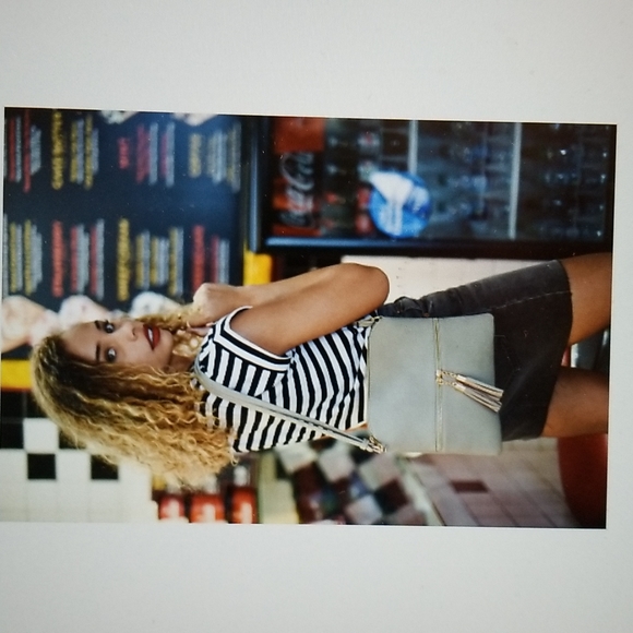 Malibu Skye | Bags | Malibu Skye Morgan Tassel Crossbody Gold Nwts | Poshmark